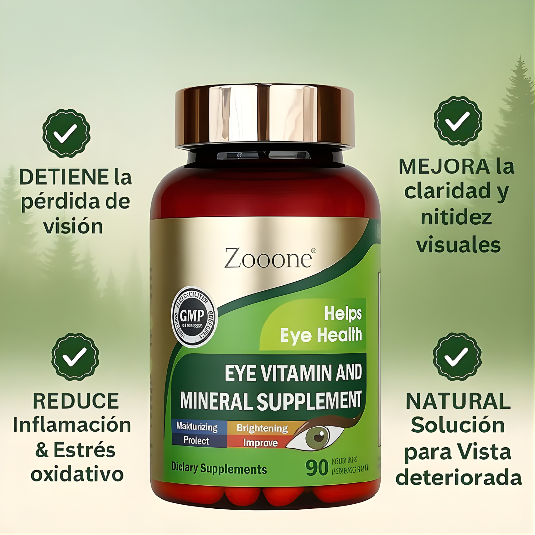 ZOOONE VITA EYES X 90 CÁPSULAS – Apoyo visual diario, cuidado integral