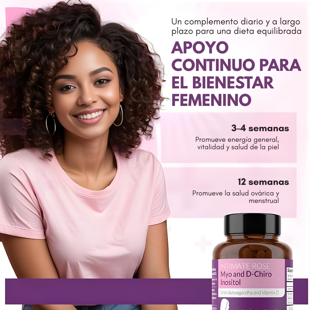 INTIMATE ROSE INOSITOL – Equilibrio hormonal, energía y bienestar feme
