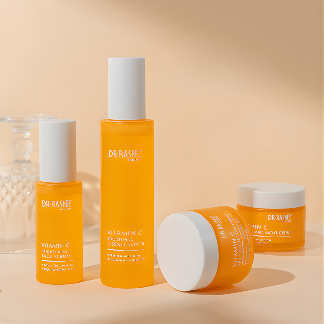 KIT COMPLETO DR-RASHELL VITAMINA C SUNSCREEN – Luminosidad, protección